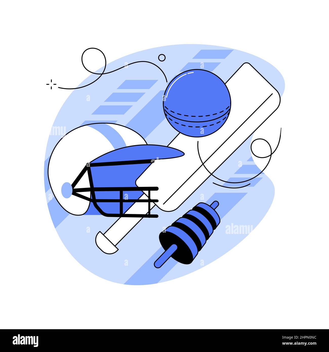 Cricket abstract concept vector illustration Stock Vector Image & Art ...
