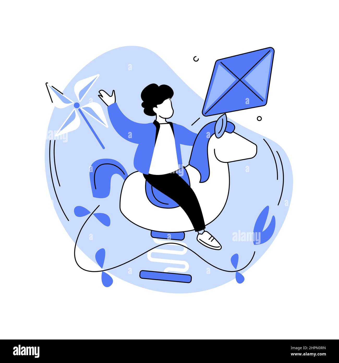 Kids playground abstract concept vector illustration Stock Vector Image ...