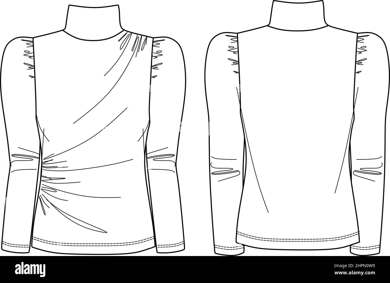 Frills detail Stock Vector Images - Alamy