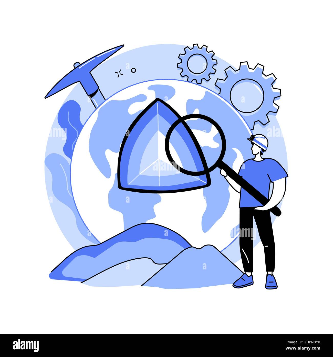 Geology abstract concept vector illustration Stock Vector Image & Art ...