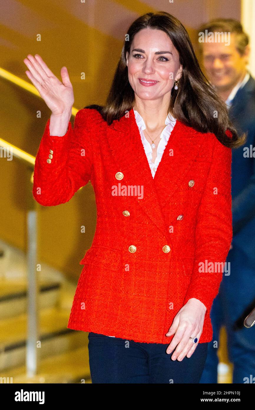 Copenhagen, Denmark, 22/02/2022, Catherine Duchess of Cambridge (Kate ...
