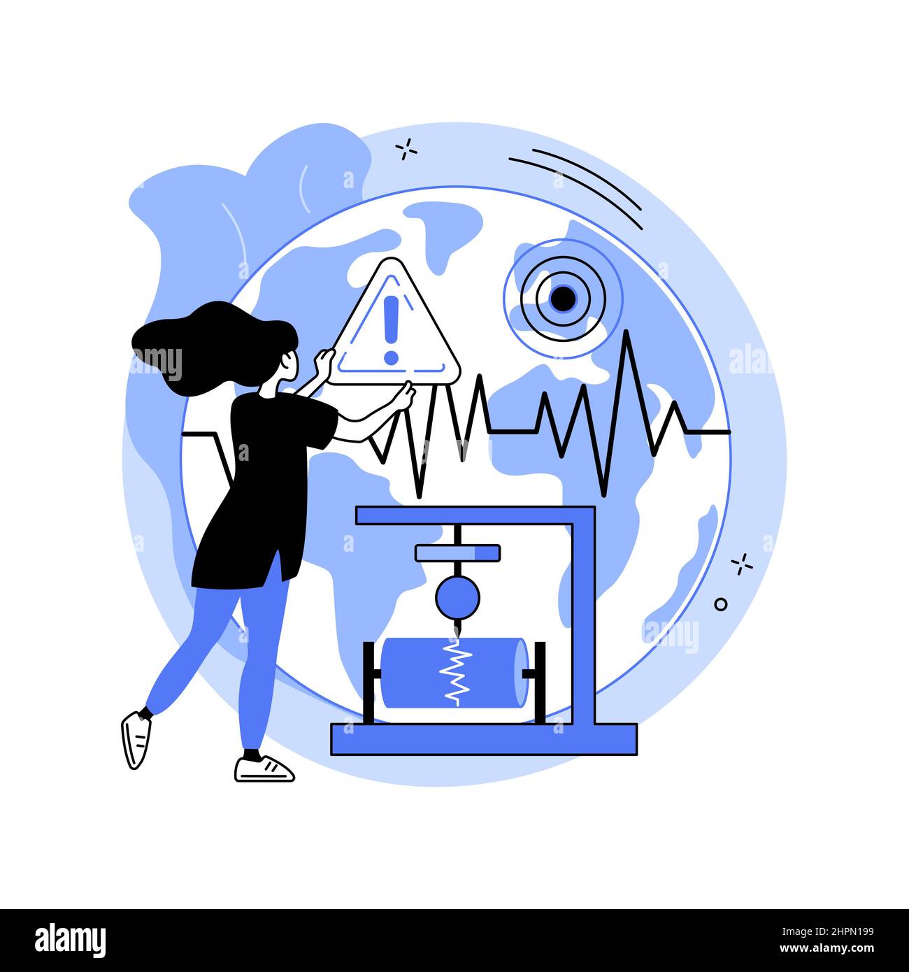Magnitude seismic waves Stock Vector Images - Alamy