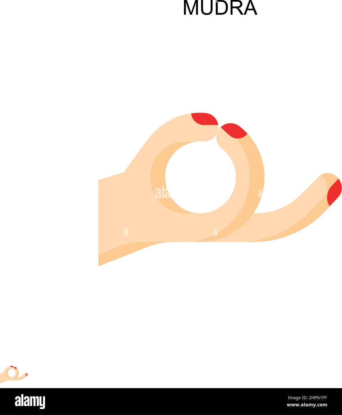 Mudra icon hi-res stock photography and images - Alamy