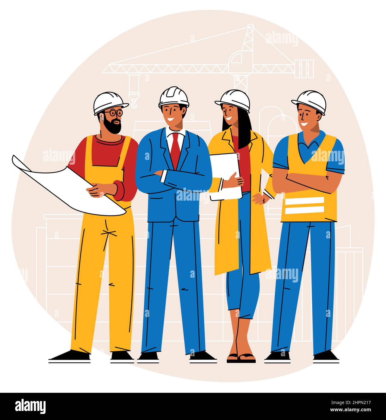 Professionals at work Stock Vector Image & Art - Alamy