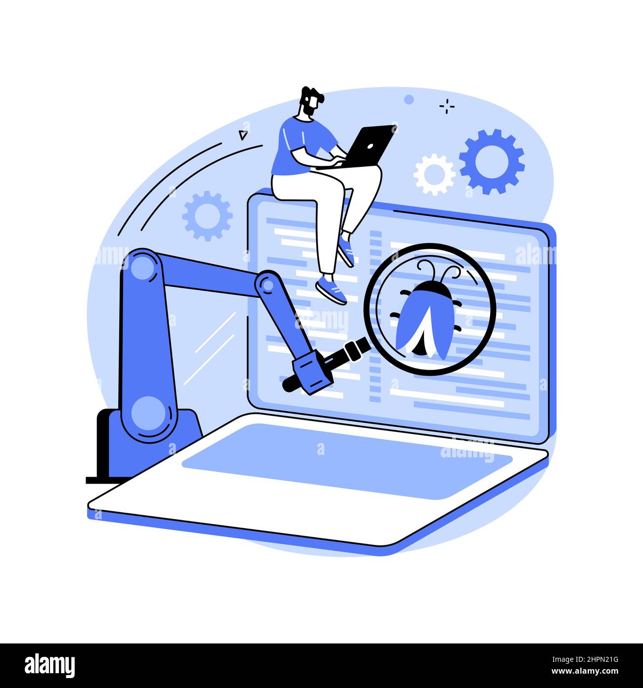 Automation Testing Abstract Concept Vector Illustration Stock Vector Image And Art Alamy
