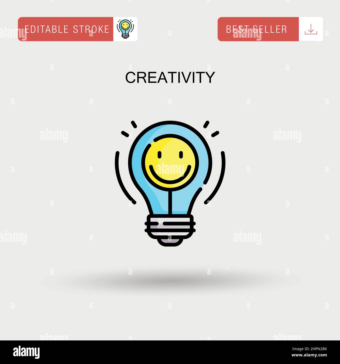 Creativity icon hi-res stock photography and images - Alamy