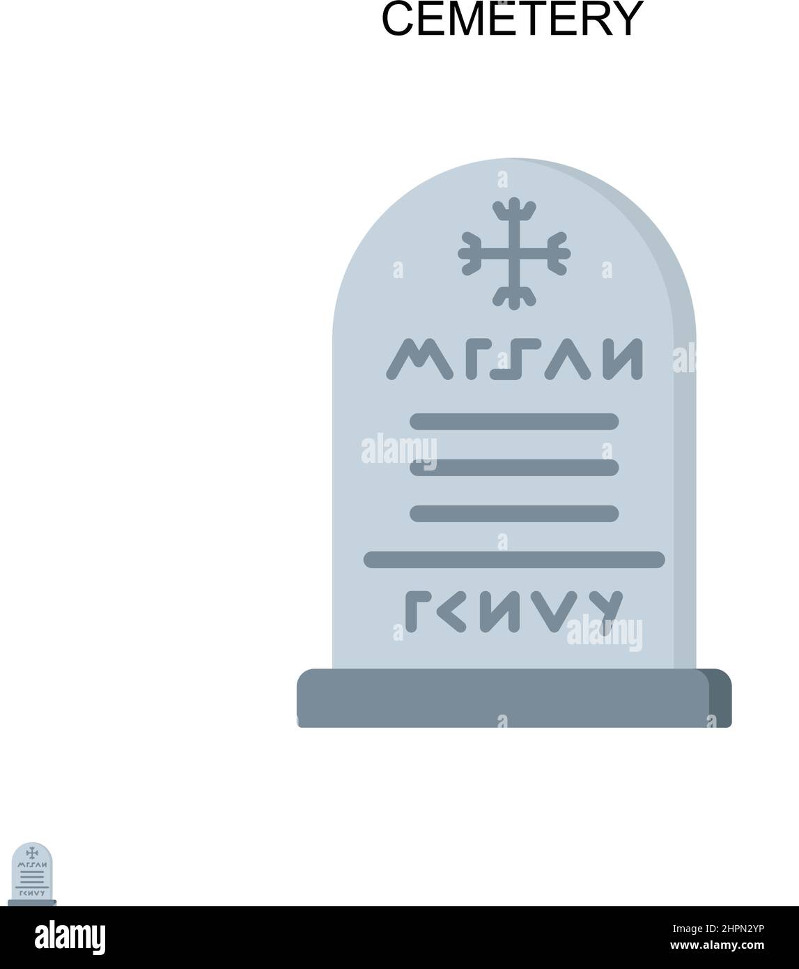 Beautiful old cemetery Stock Vector Images - Alamy