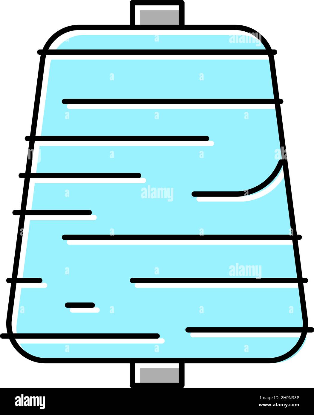 thread roll textile color icon vector illustration Stock Vector Image ...