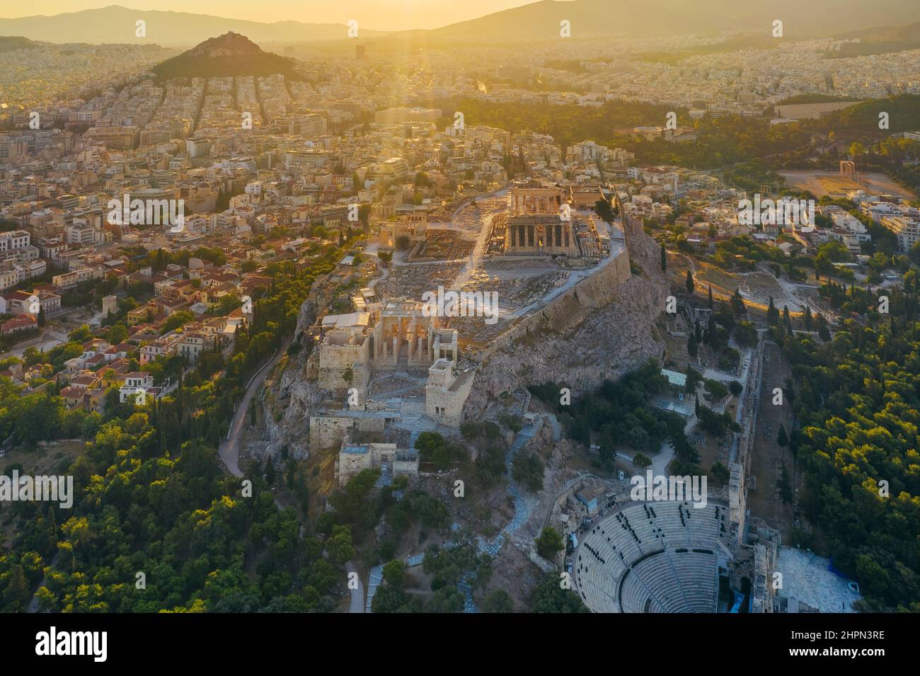 Athens drone hi-res stock photography and images - Alamy