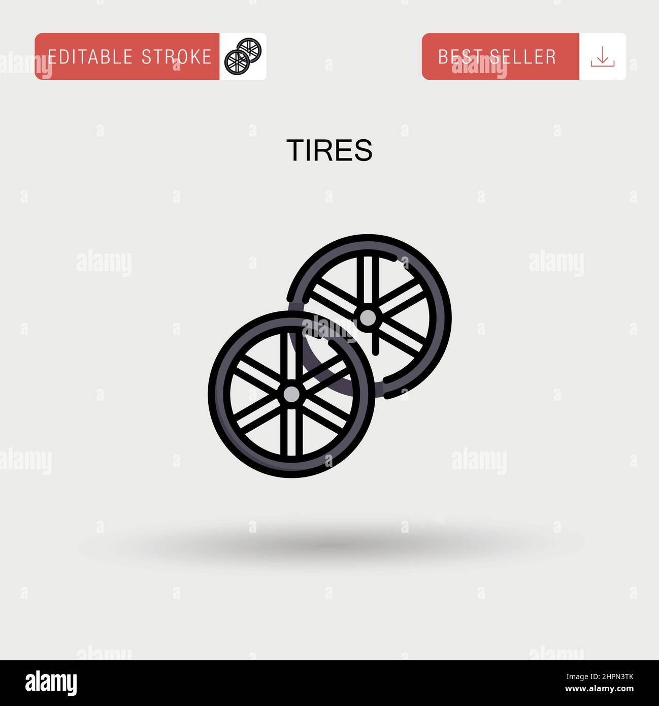 Tires Simple vector icon Stock Vector Image & Art - Alamy