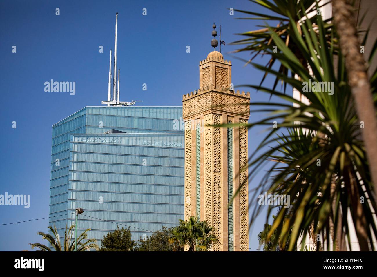 Traditional and contemporary architecture in Rabat, Morocco, North ...