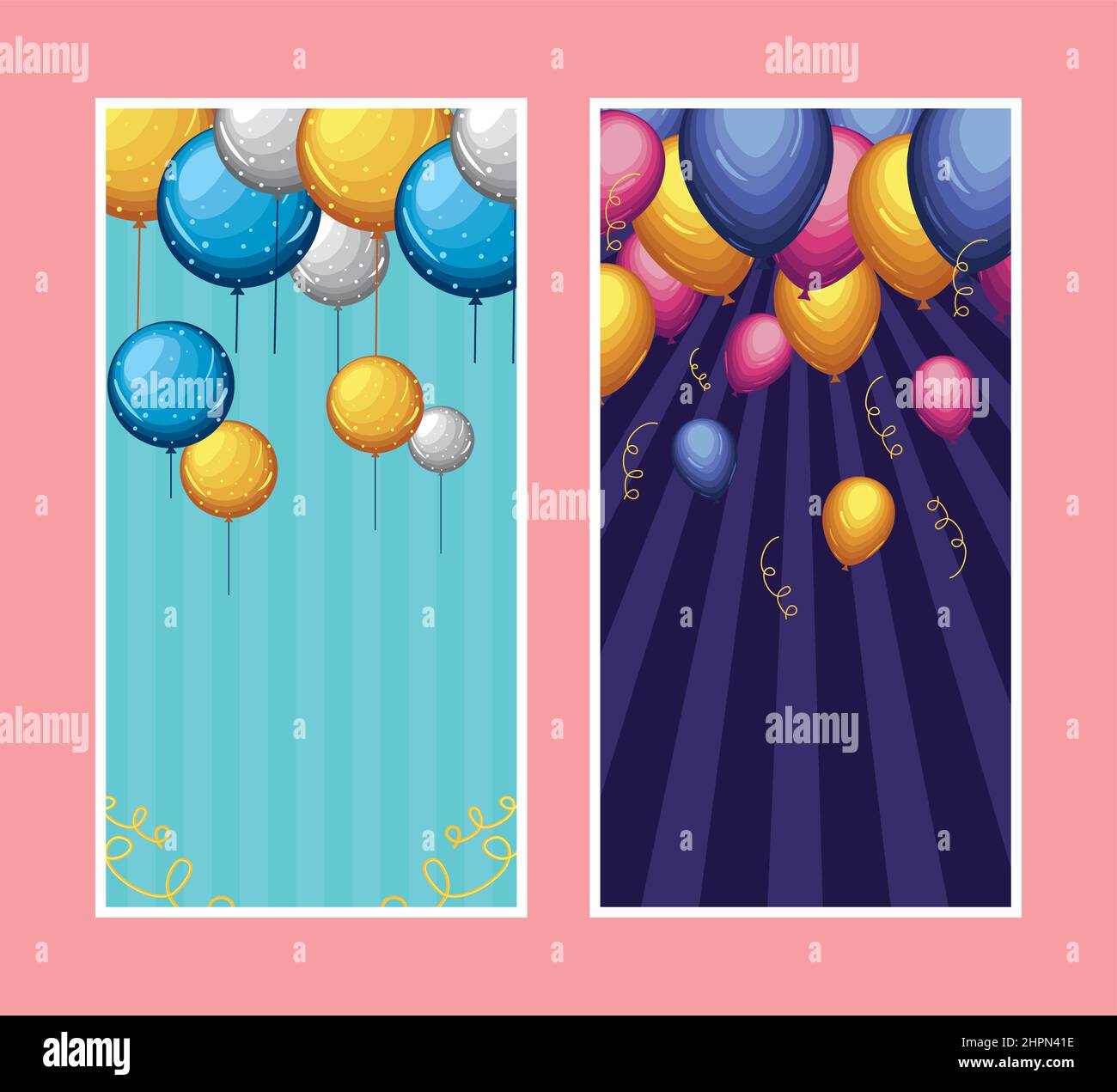 birthday vertical banner Stock Vector Image & Art - Alamy