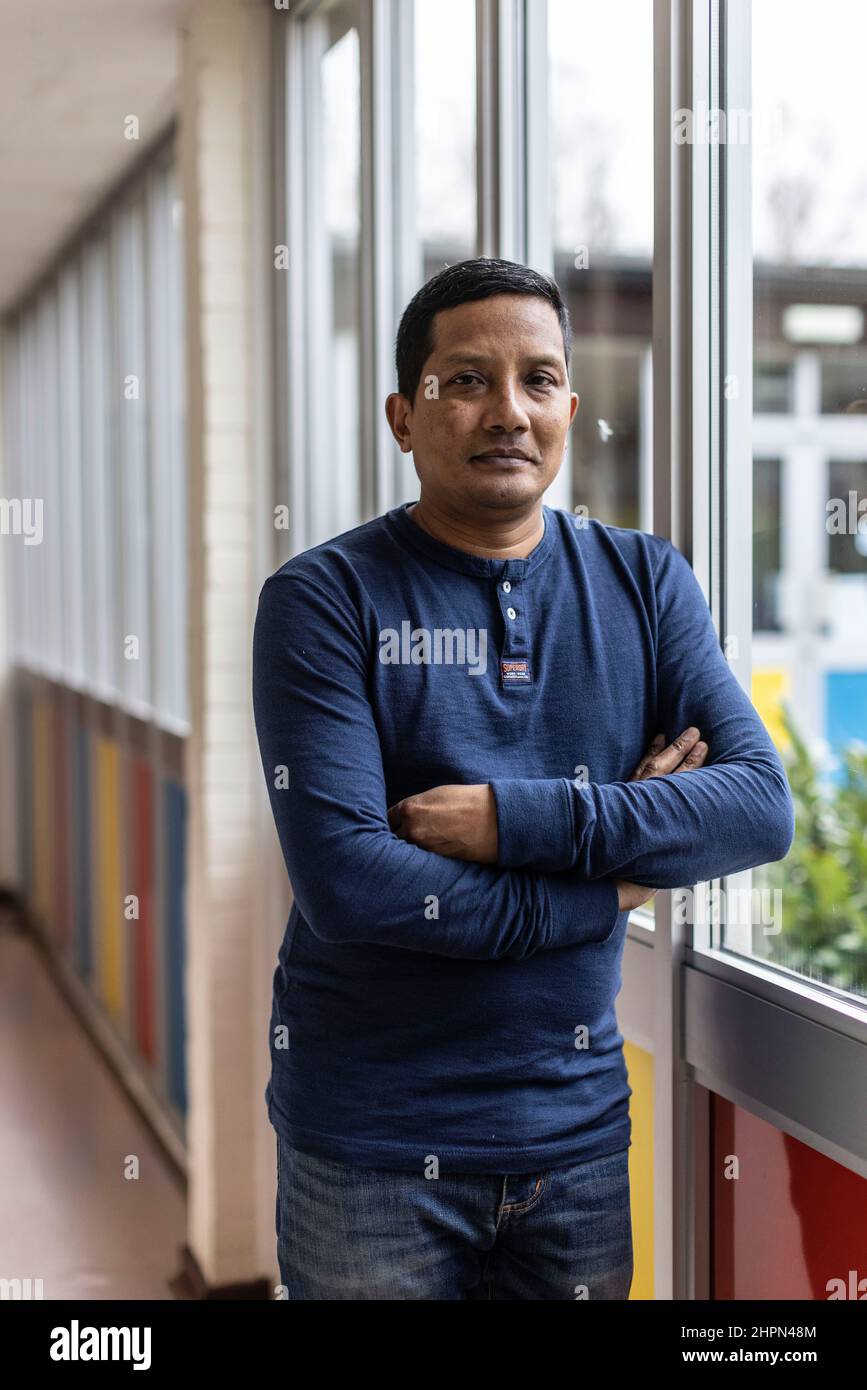 Frankie Bontemps inside Broadfield Community Centre, together with ...