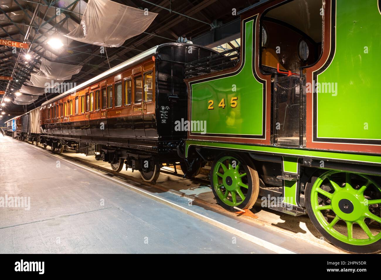 Lswr m7 class steam locomotive hi-res stock photography and images - Alamy