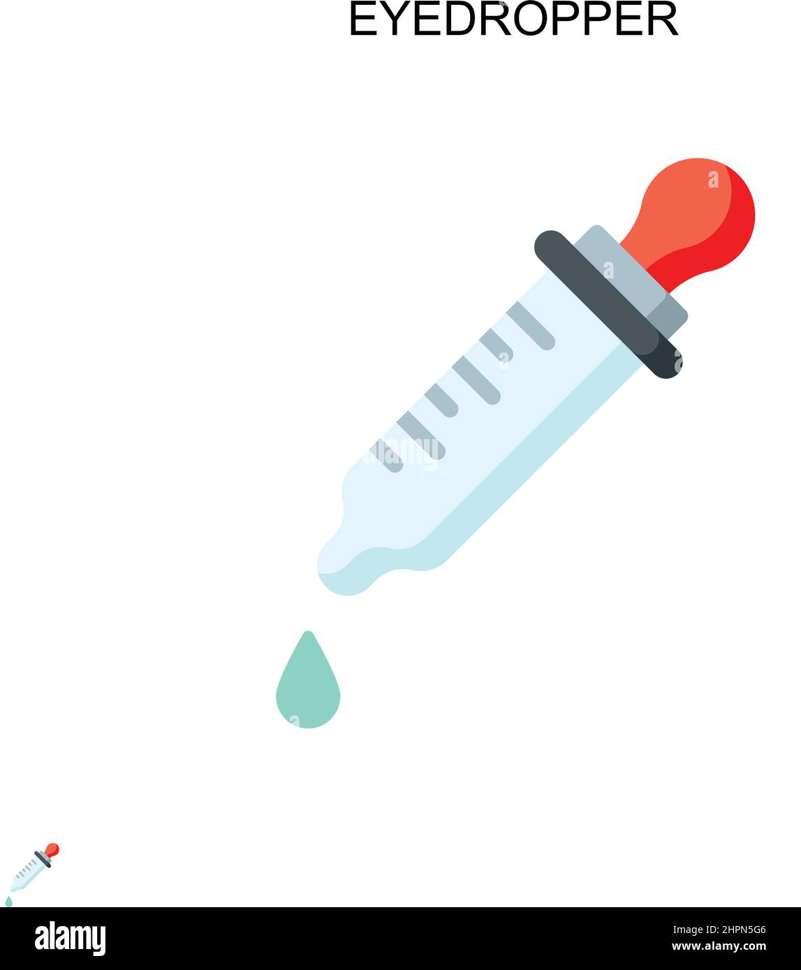 Eye dropper illustration Stock Vector Images - Alamy