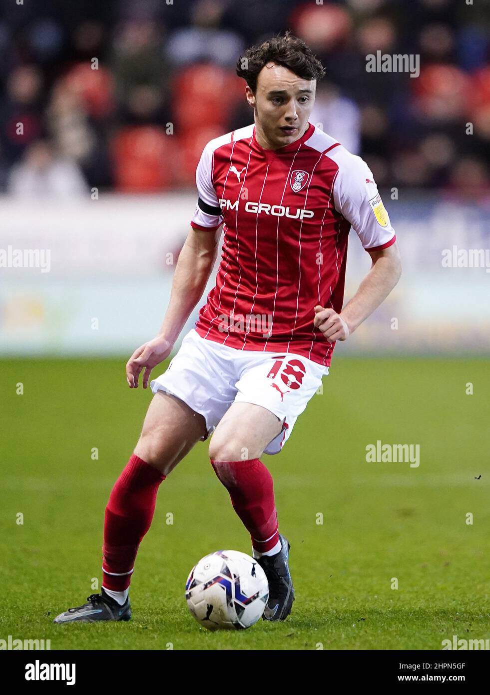Rotherham United’s Ollie Rathbone during the Sky Bet League One match ...