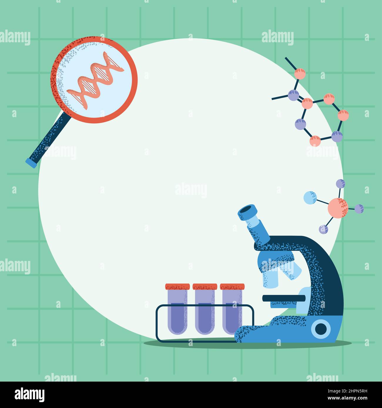 laboratory study microscope dna Stock Vector Image & Art - Alamy