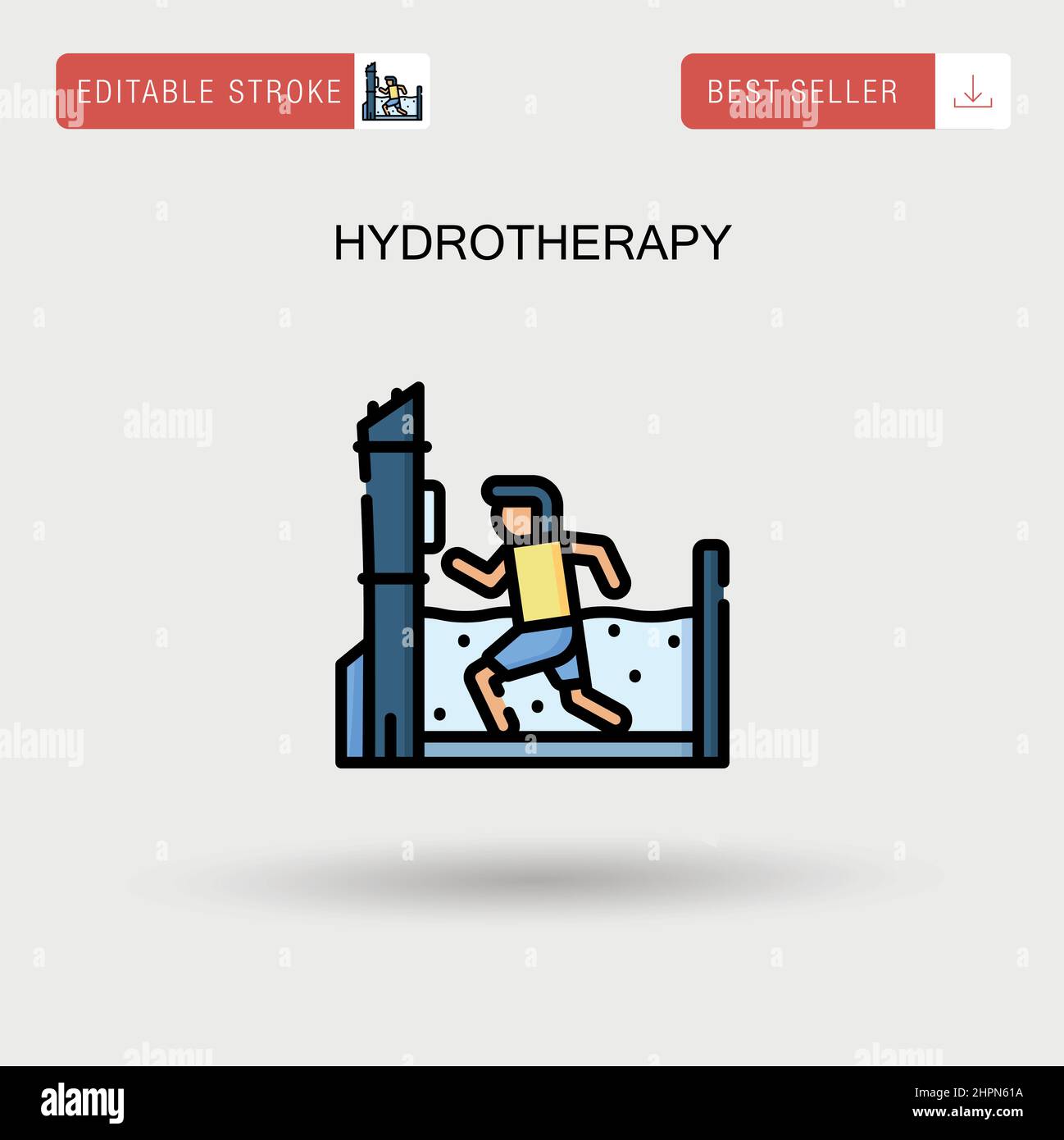 Hydrotherapy woman Stock Vector Images - Alamy