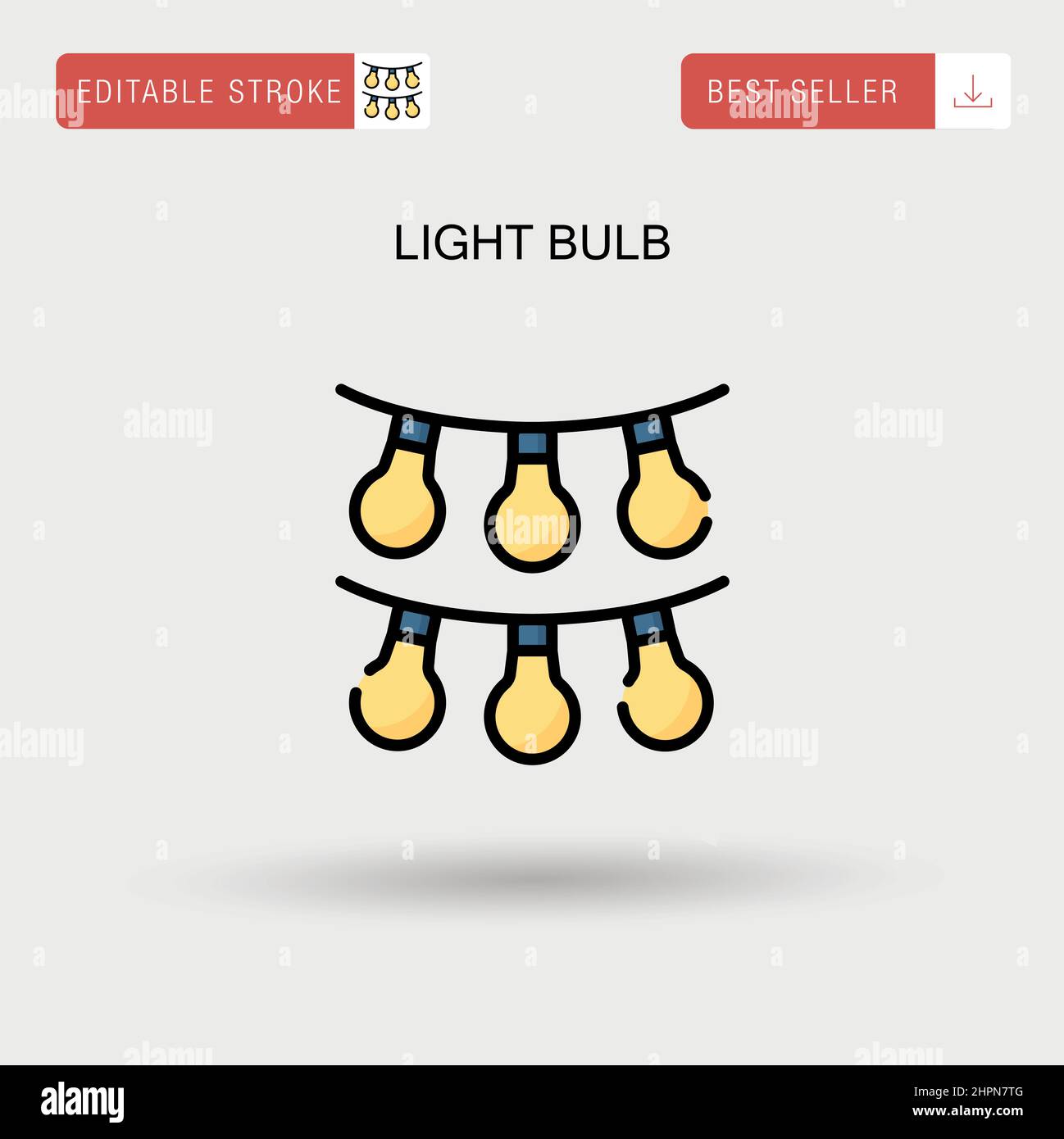 Light bulb vector Stock Vector Images - Alamy