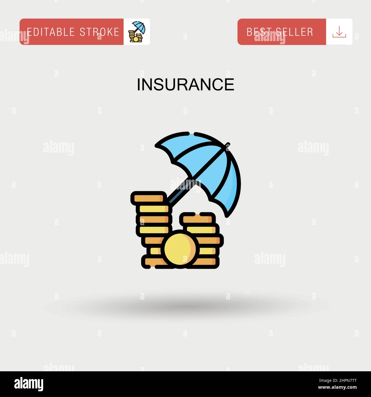 Life insurance agent and client Stock Vector Images - Alamy