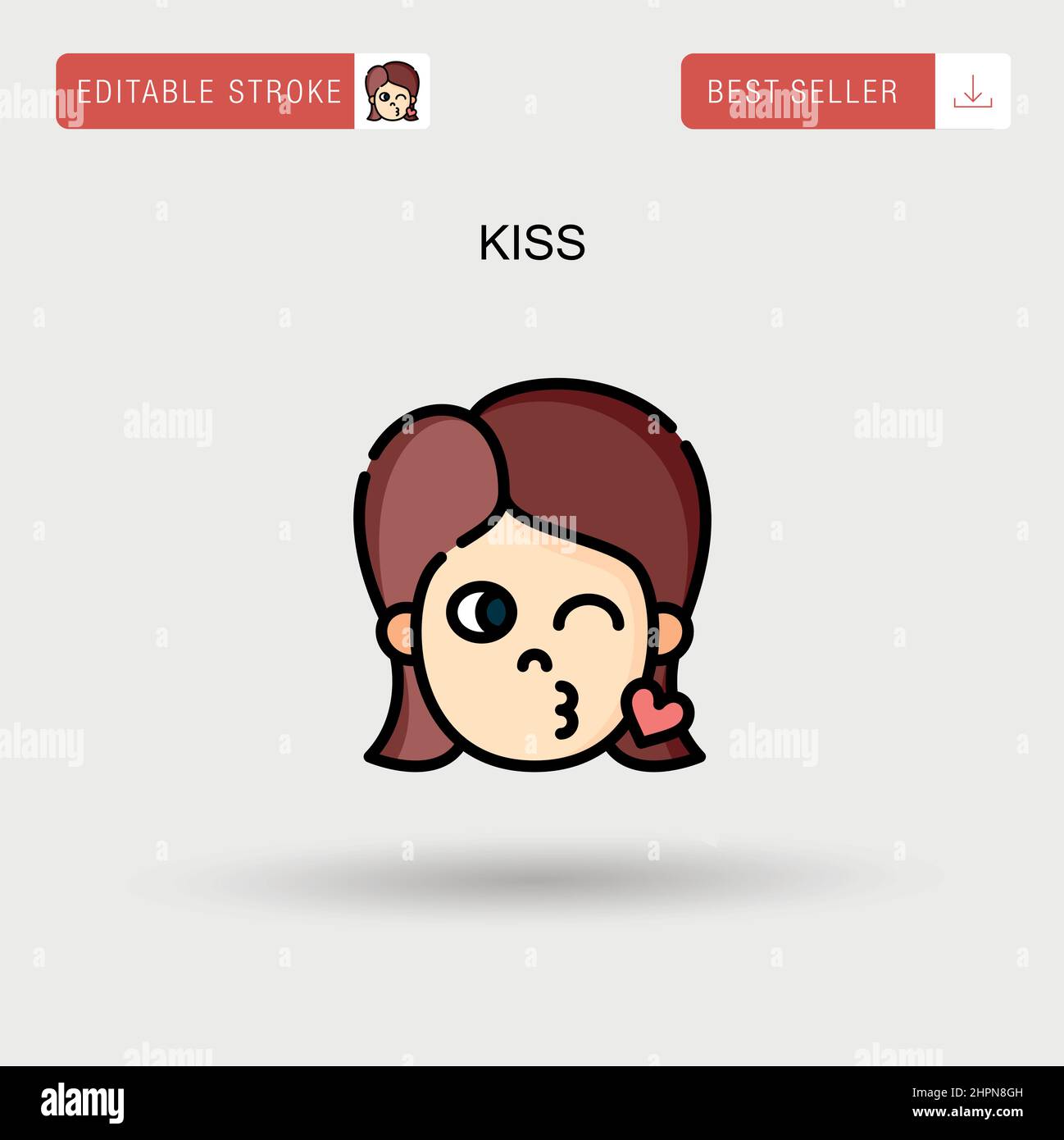 Vintage couple kissing Stock Vector Images - Alamy