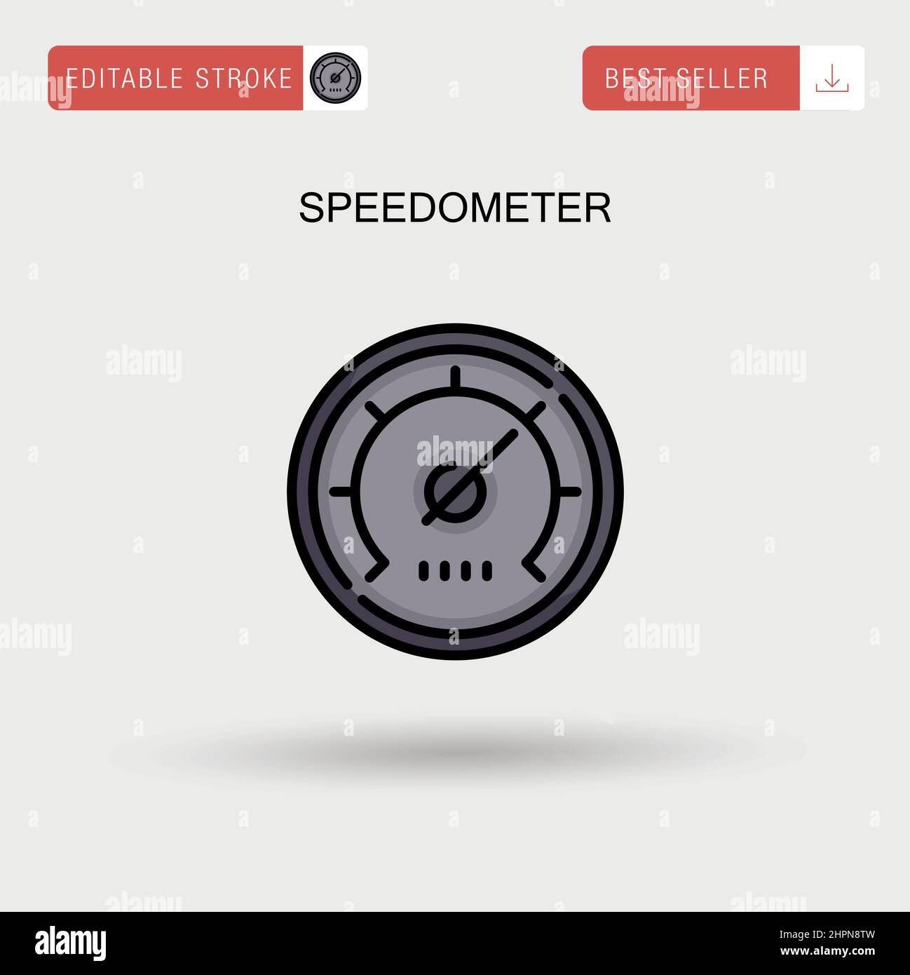Car speed indicator Stock Vector Images - Alamy