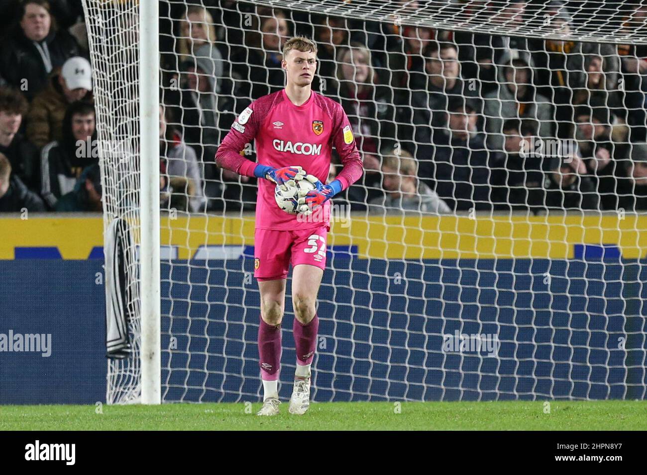 Harvey Cartwright #32 of Hull City in action during the game Stock ...