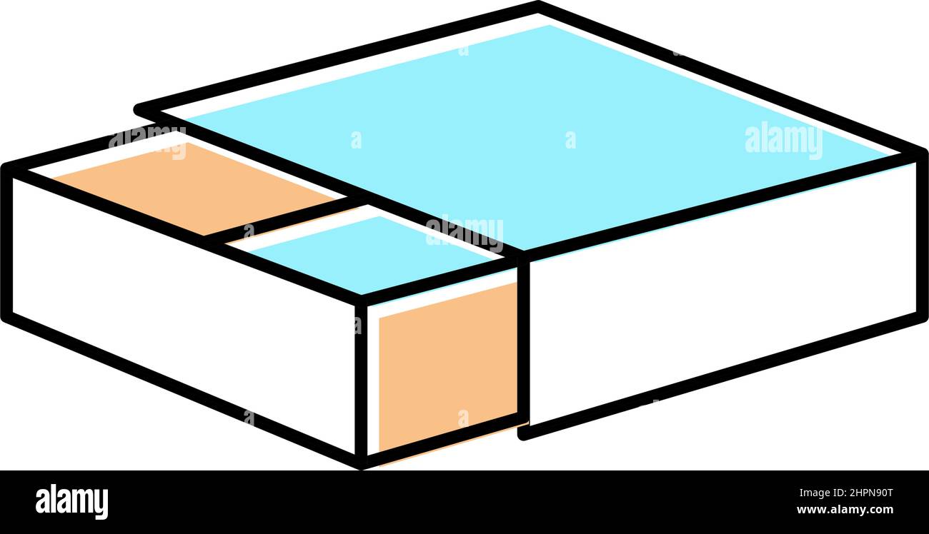 match box color icon vector illustration Stock Vector Image & Art - Alamy