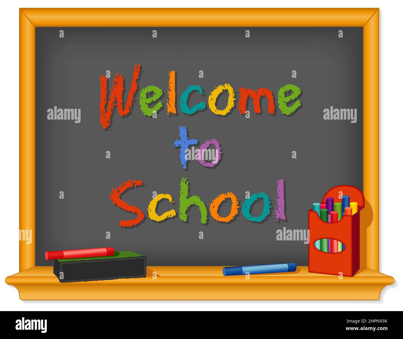 Primary school notice board Cut Out Stock Images & Pictures - Alamy