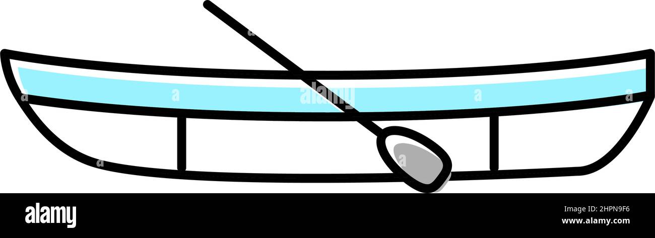 dinghy boat color icon vector illustration Stock Vector Image & Art - Alamy