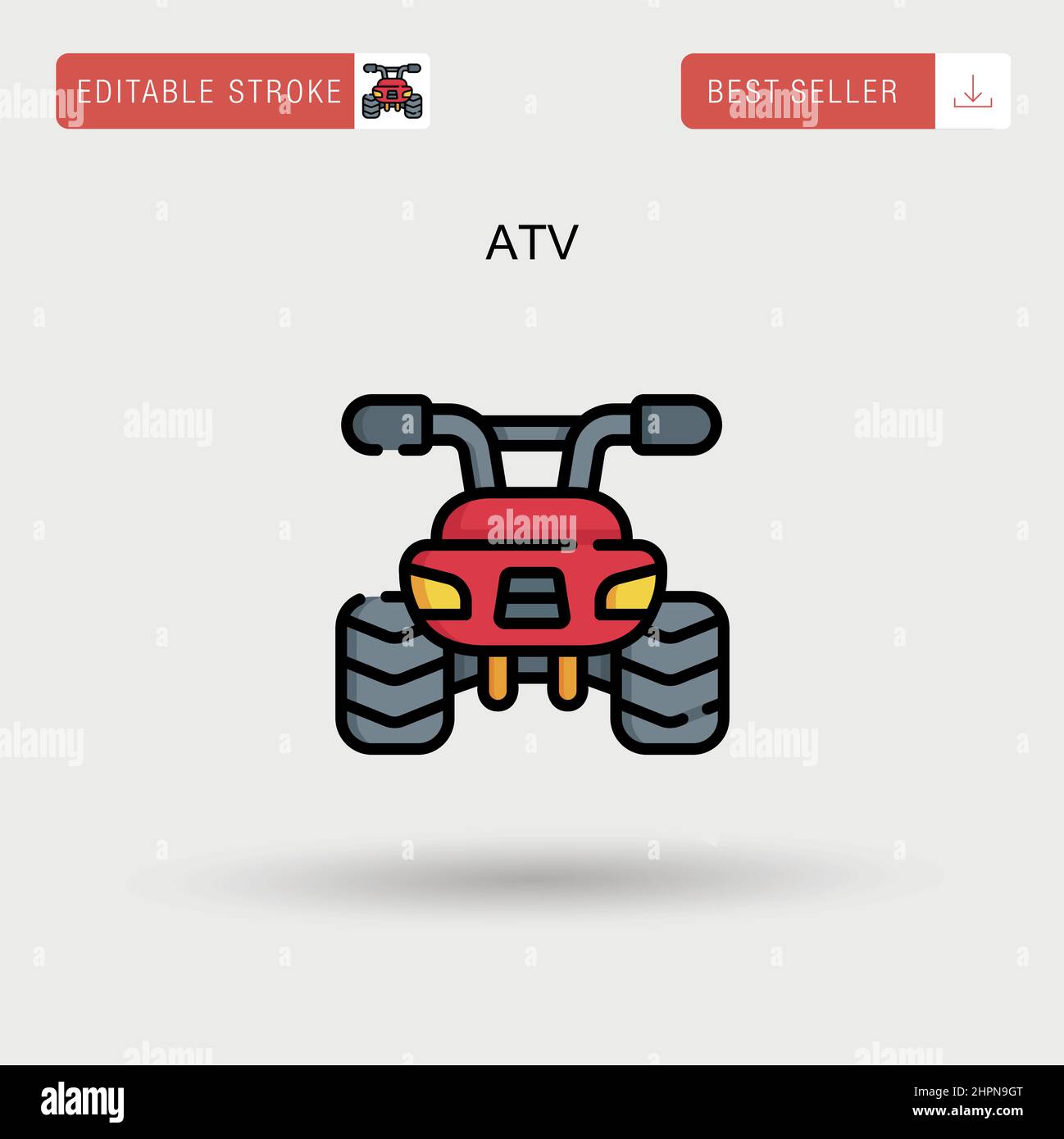 Atv danger Stock Vector Images - Alamy