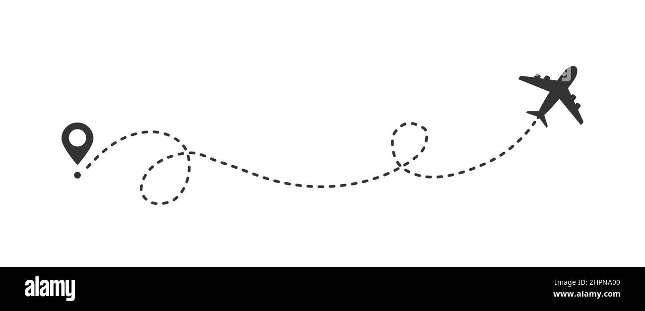 Airplane line Black and White Stock Photos & Images - Alamy