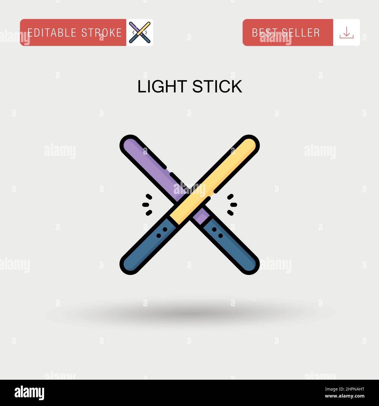 Straight icon line simple Stock Vector Images - Alamy