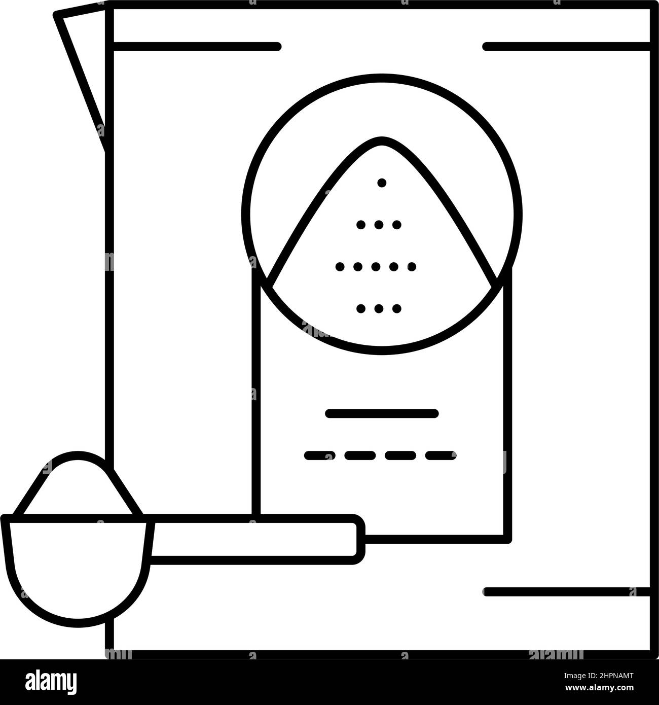 detergent powder line icon vector illustration Stock Vector Image & Art ...