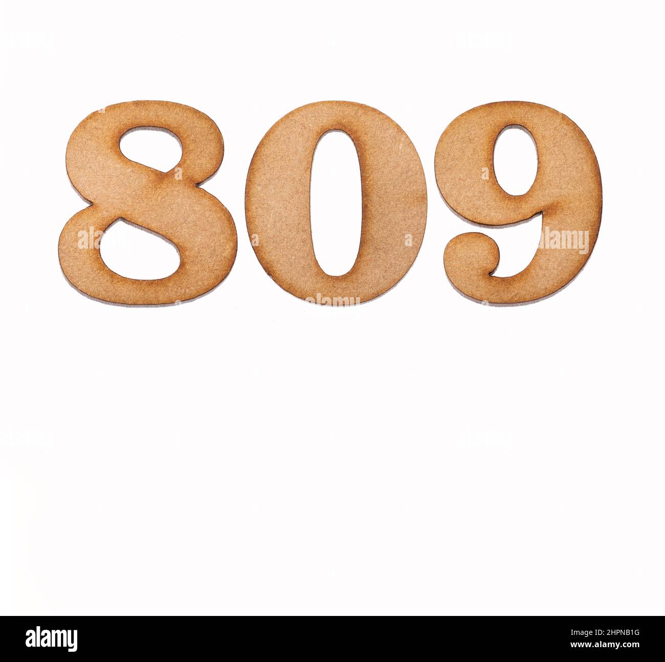 Number 809 Cut Out Stock Images & Pictures - Alamy