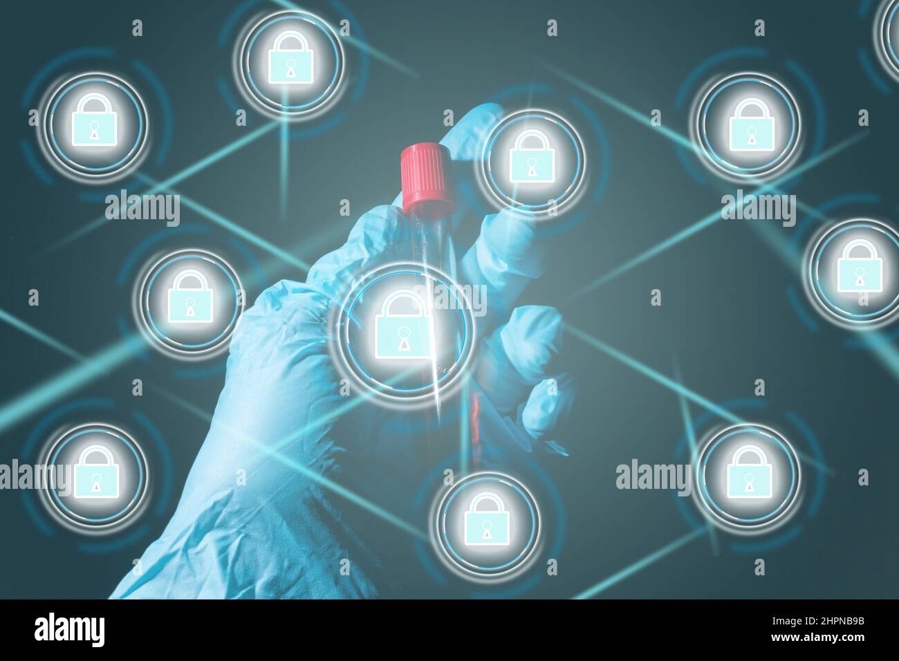 Security Health Care Concept. Medical Data Insurance and Safety ...