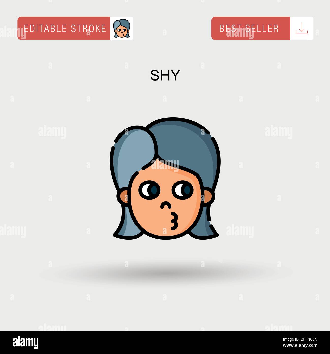 Embarrassed person Stock Vector Images - Alamy