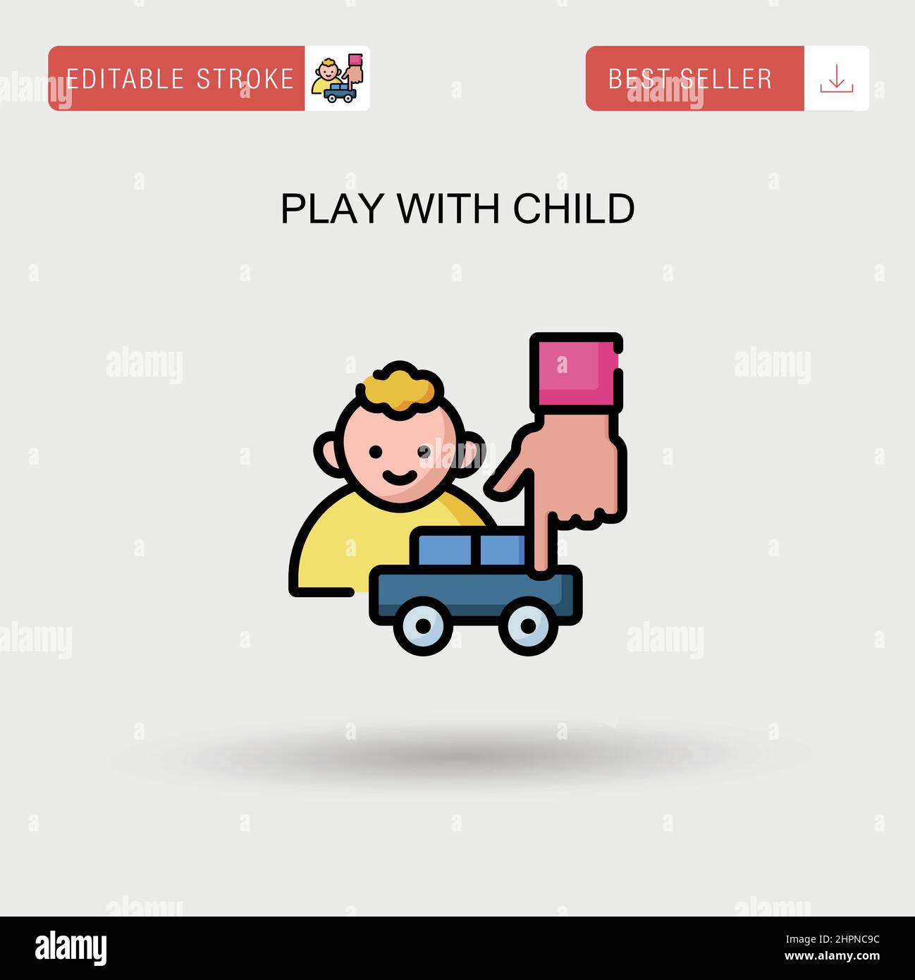 Friendship children play Stock Vector Images - Alamy