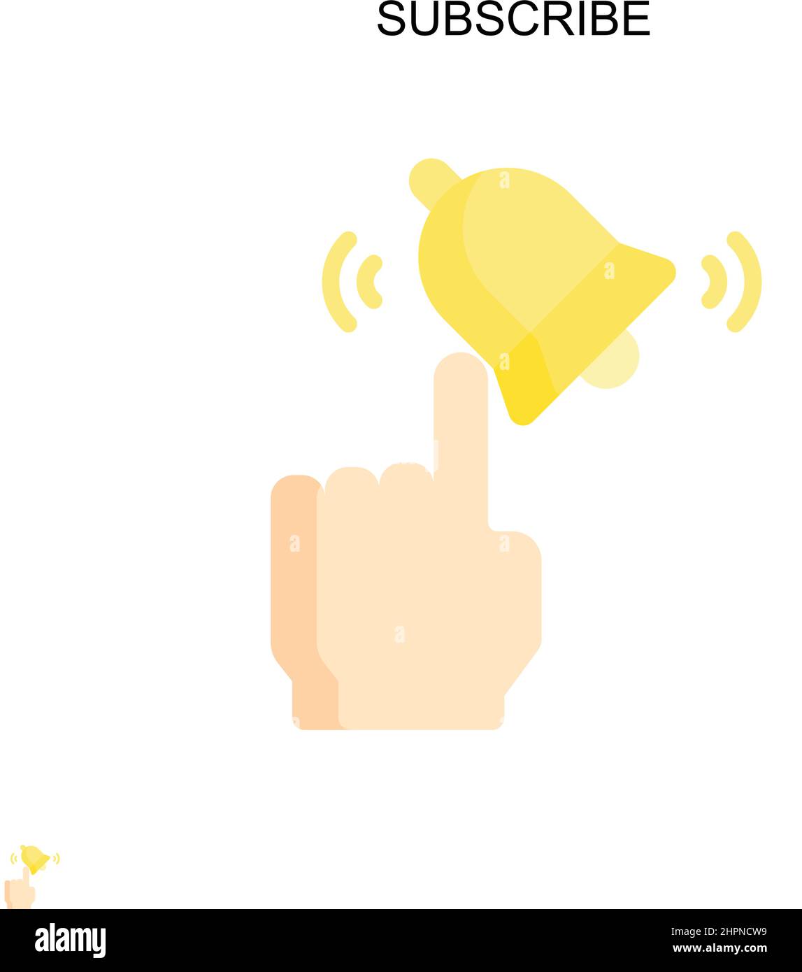 Subscribe button Stock Vector Images - Alamy