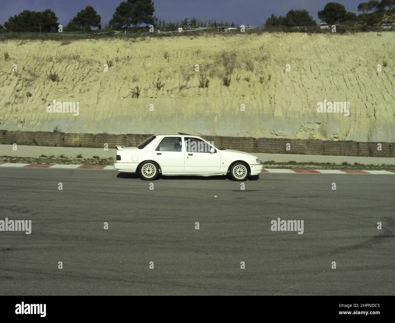 Ford Sierra classic street car - famous European grand touring car ...