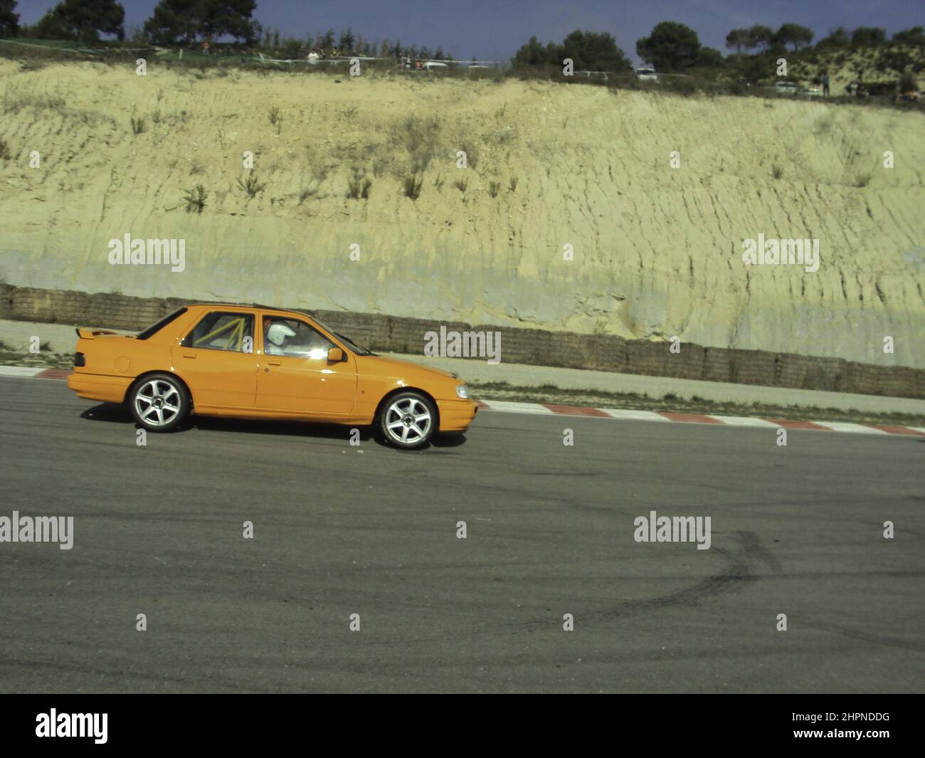 Ford Sierra classic street car - famous European grand touring car ...