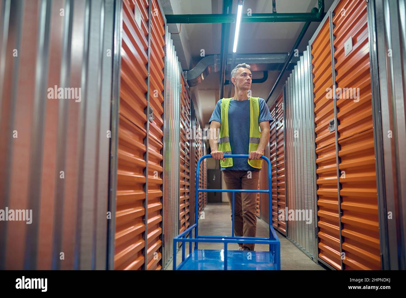 Trolley with cargo hi-res stock photography and images - Alamy