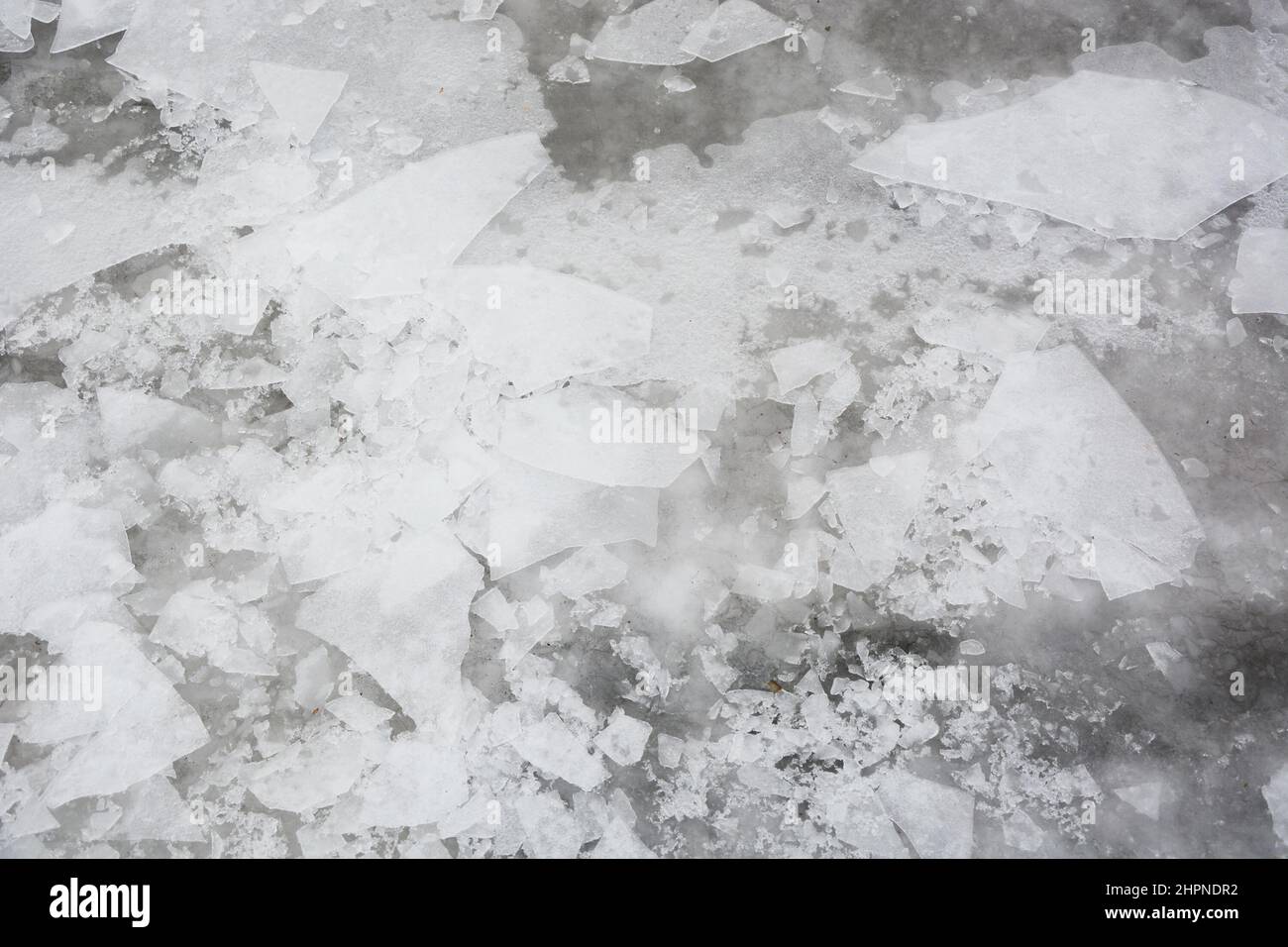 Background from broken pieces of ice. Texture, pattern, closeup Stock ...