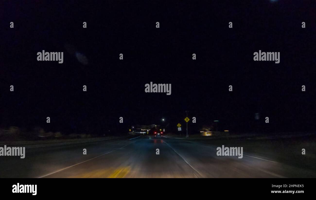 Driving on typical paved roads in suburban America Stock Photo - Alamy