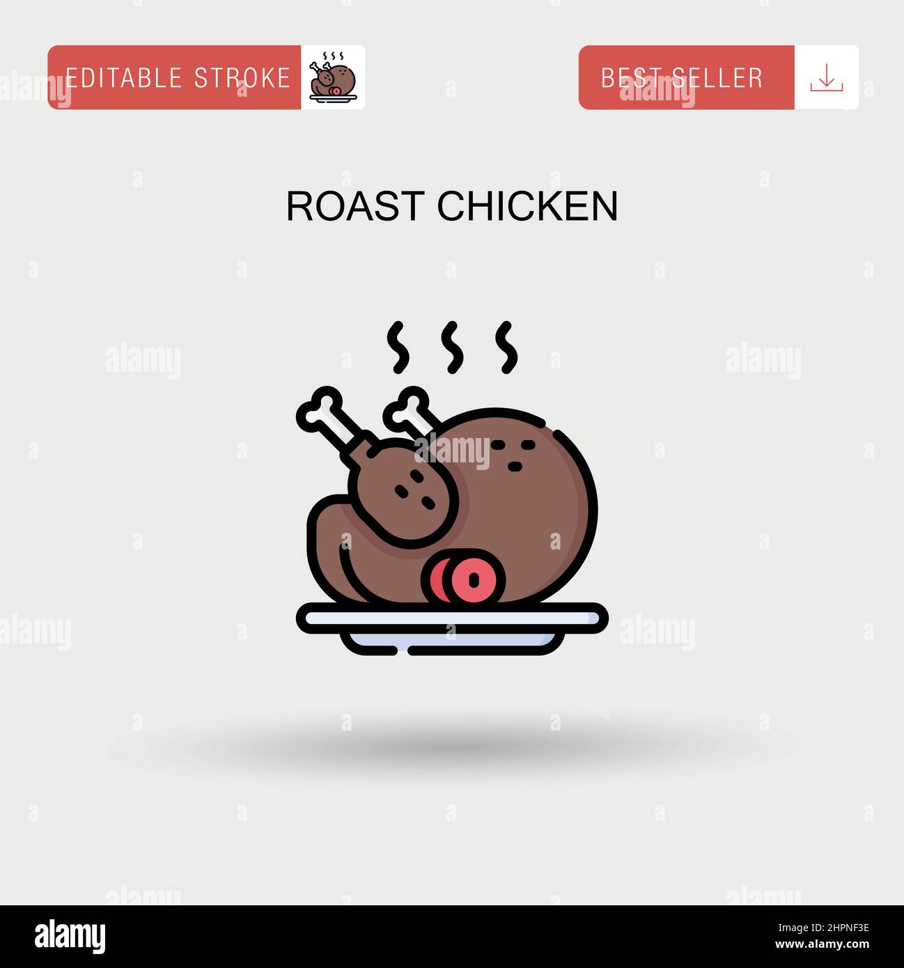 Chicken homemade dish Stock Vector Images - Alamy