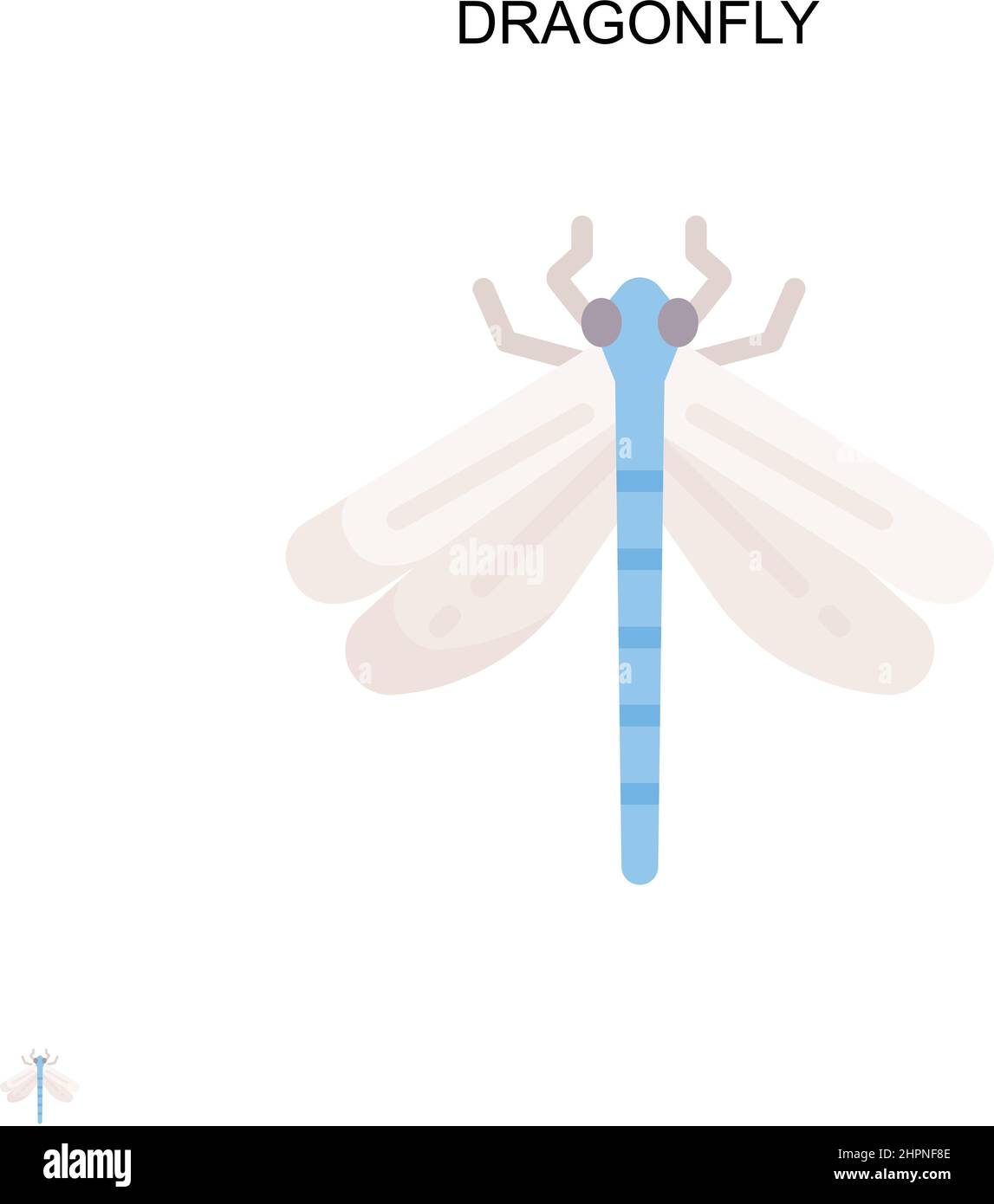 Dragonfly drawing Cut Out Stock Images & Pictures - Alamy
