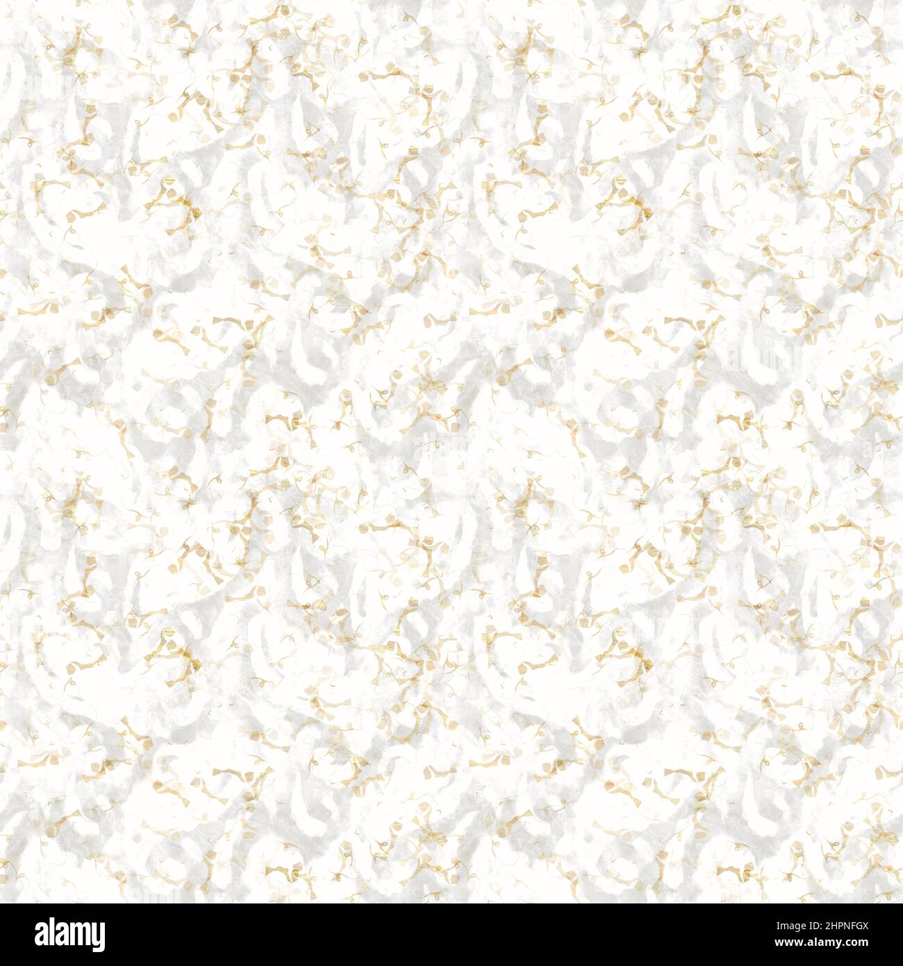 Handmade white gold metallic rice sprinkles paper texture. Seamless ...