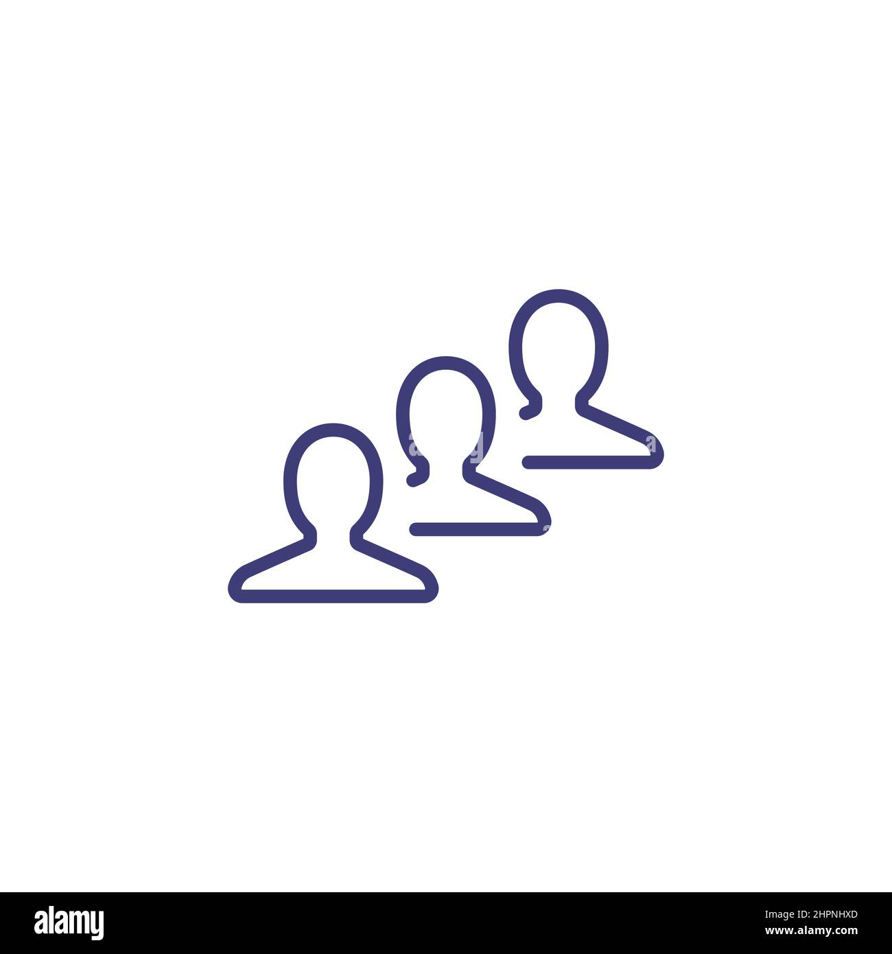 People group team member icon. Community user employee member icon ...