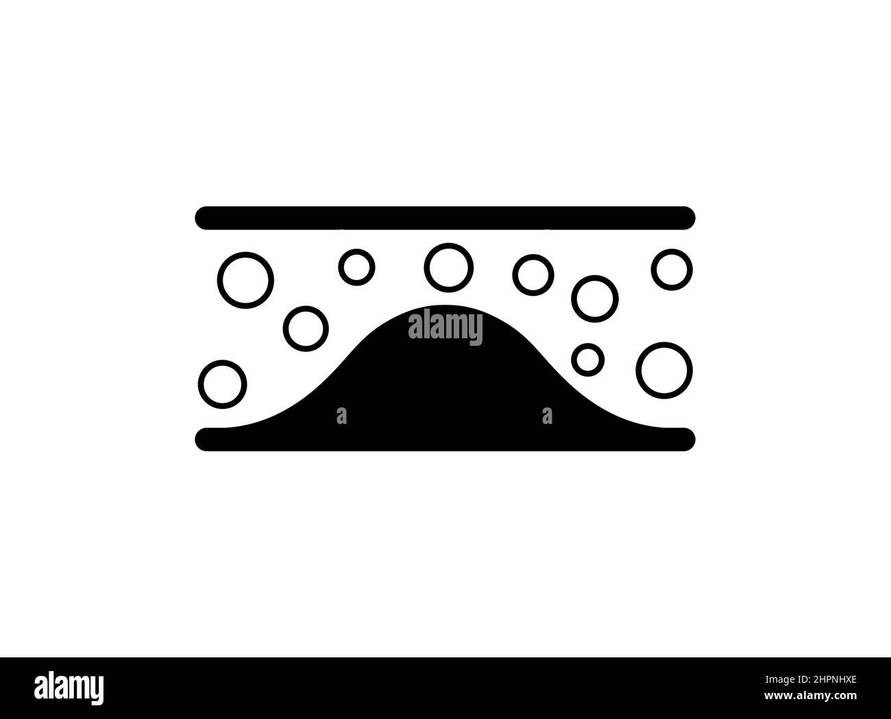 Cholesterol icon artery thrombosis micro vascular desease ...