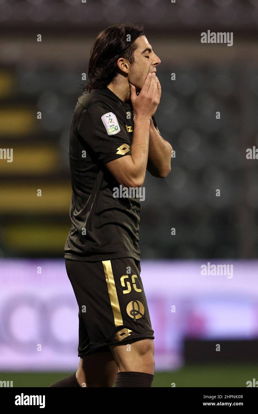 Stadio Giovanni Zini, Cremona, Italy, February 22, 2022, Filippo ...
